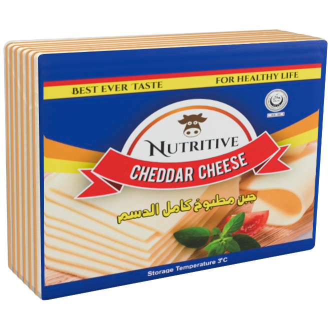 Nutritive Cheddar Cheese Slice 200gm