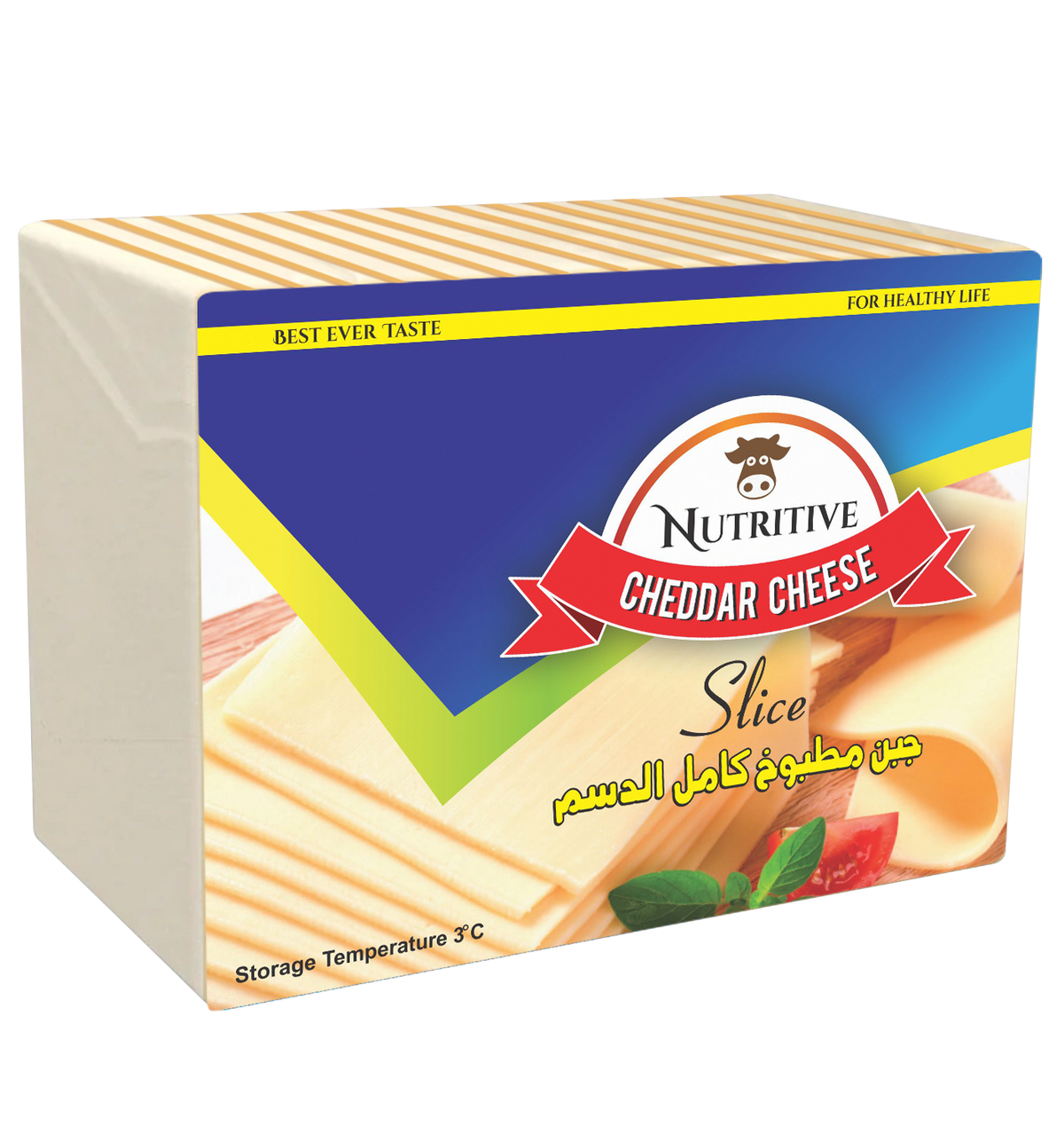 Nutritive Cheddar Cheese Slices 1Kg